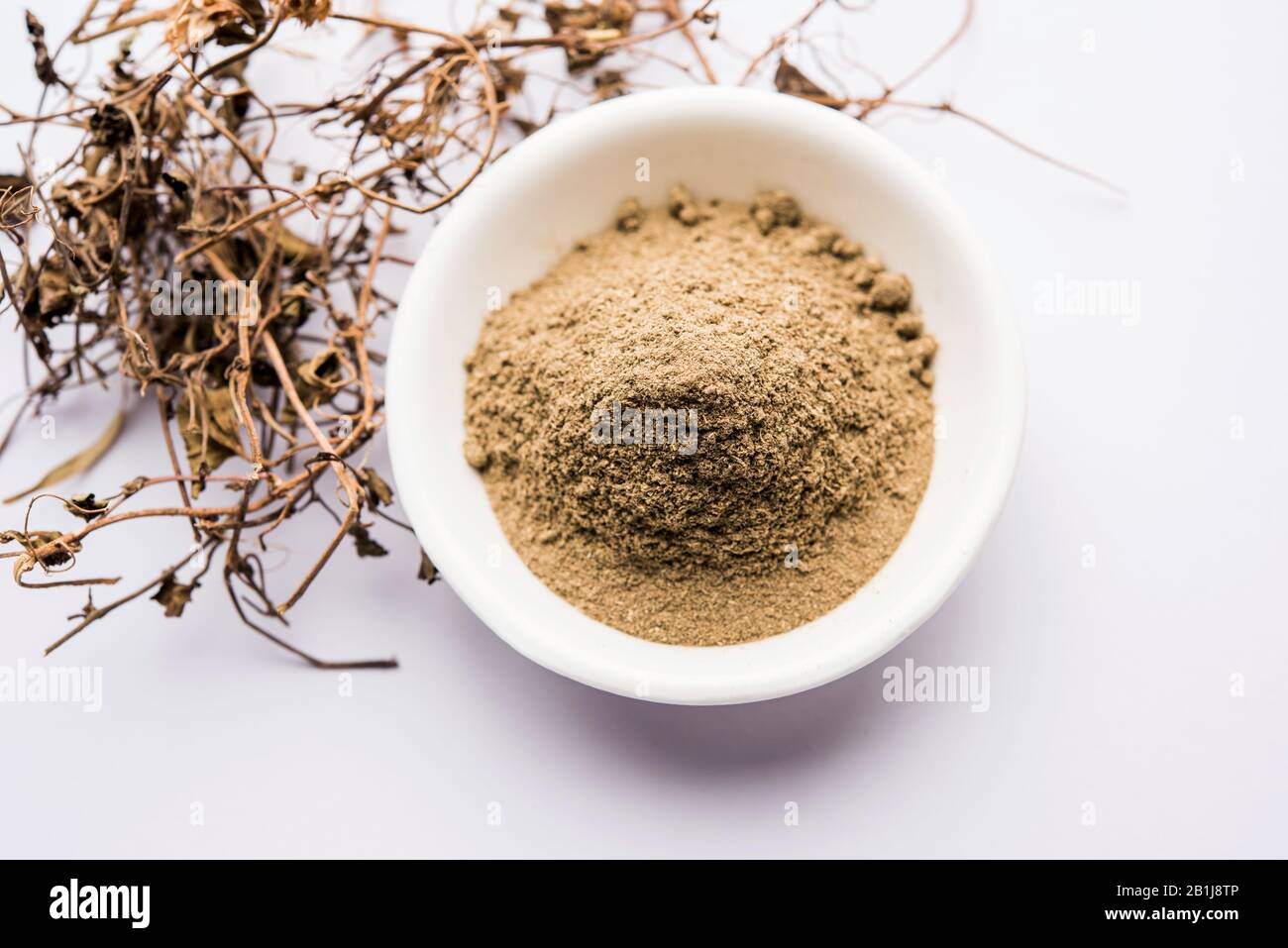 Organic Maha Bhringraj ayurvedic powder Stock Photo - Alamy