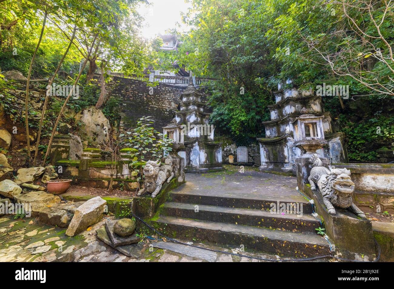 DA NANG, VIETNAM - 14 Juanuary 2020: beautiful images, Pagoda at the ...