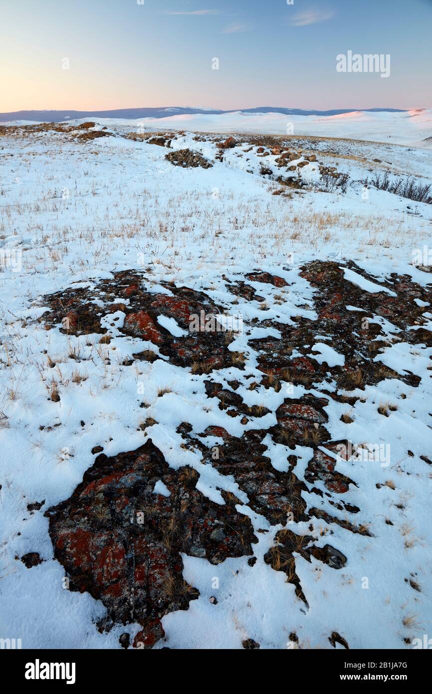 Steppe winter hi-res stock photography and images - Alamy