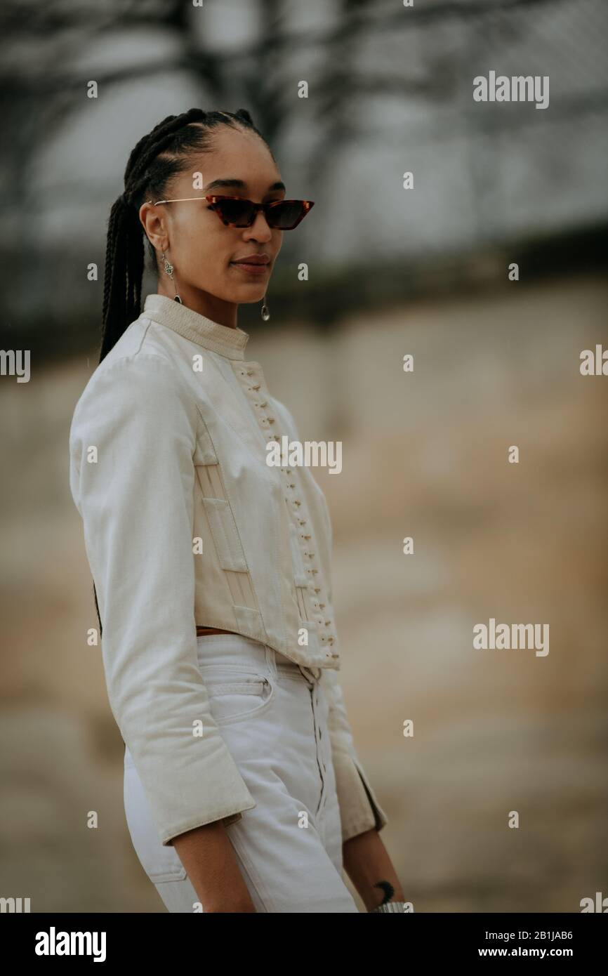 Indira Scott going to Dior for the new collection autumn winter 2020 ...