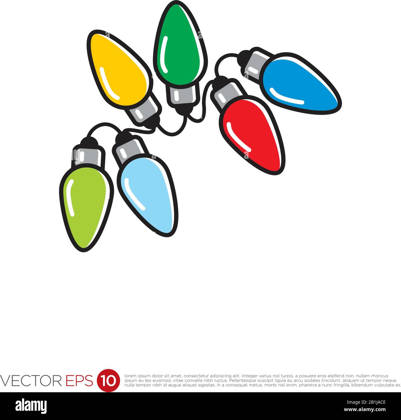 Pictograph of lights for template logo, icon, and identity vector ...