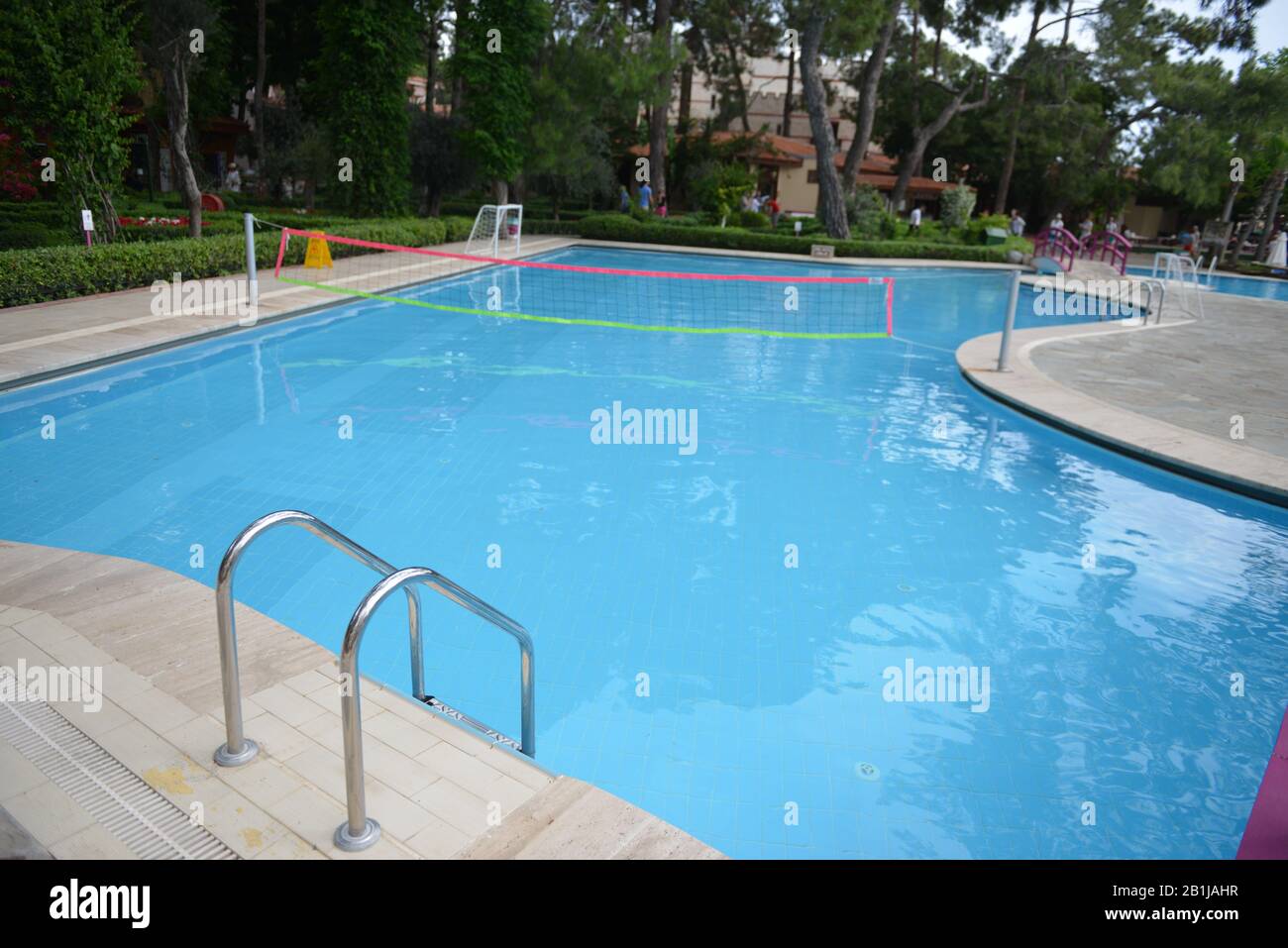 Swimming pool of luxury hotel. summer vacation Stock Photo - Alamy