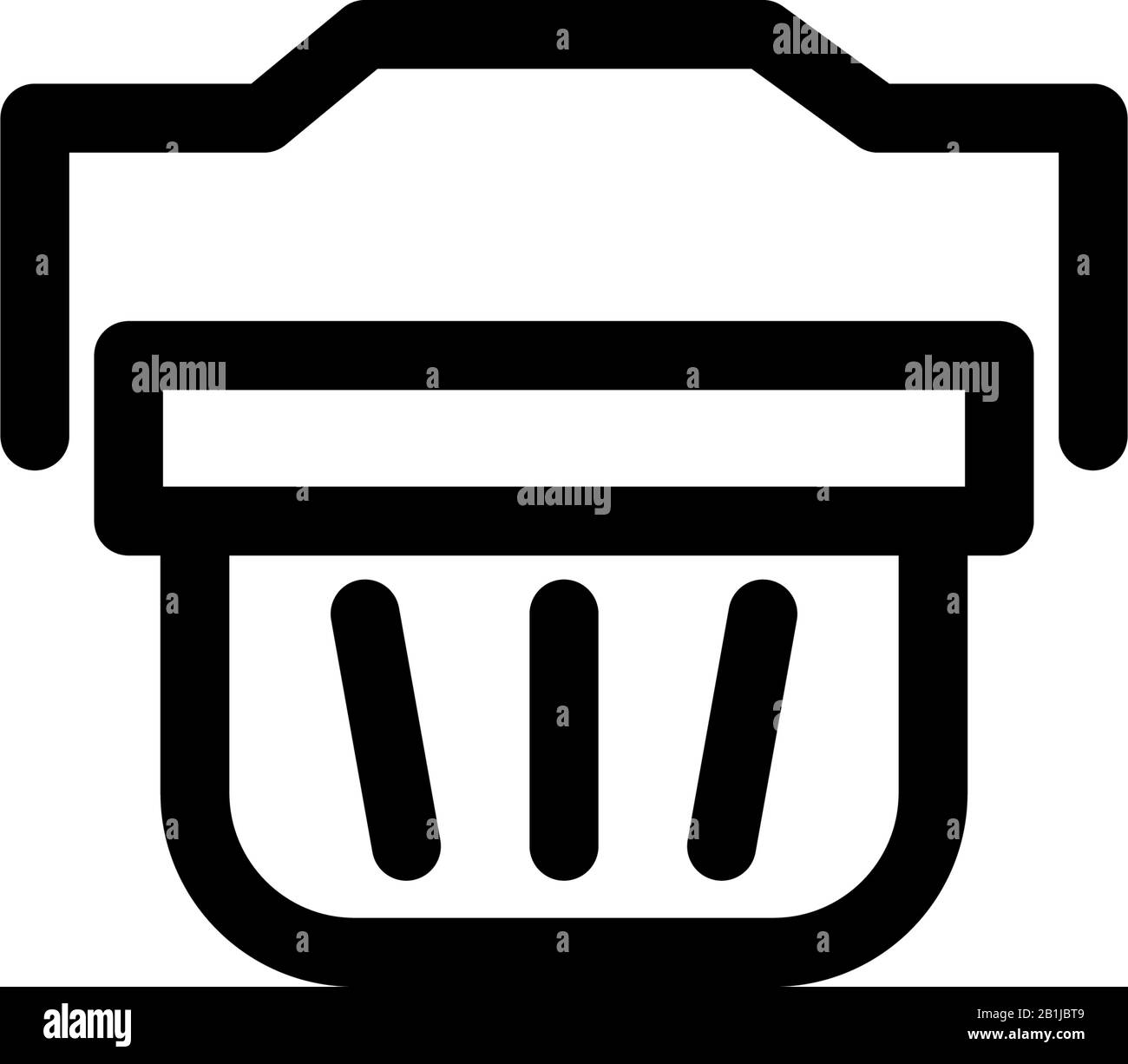 Shopping basket icon design vector template Stock Vector Image & Art ...