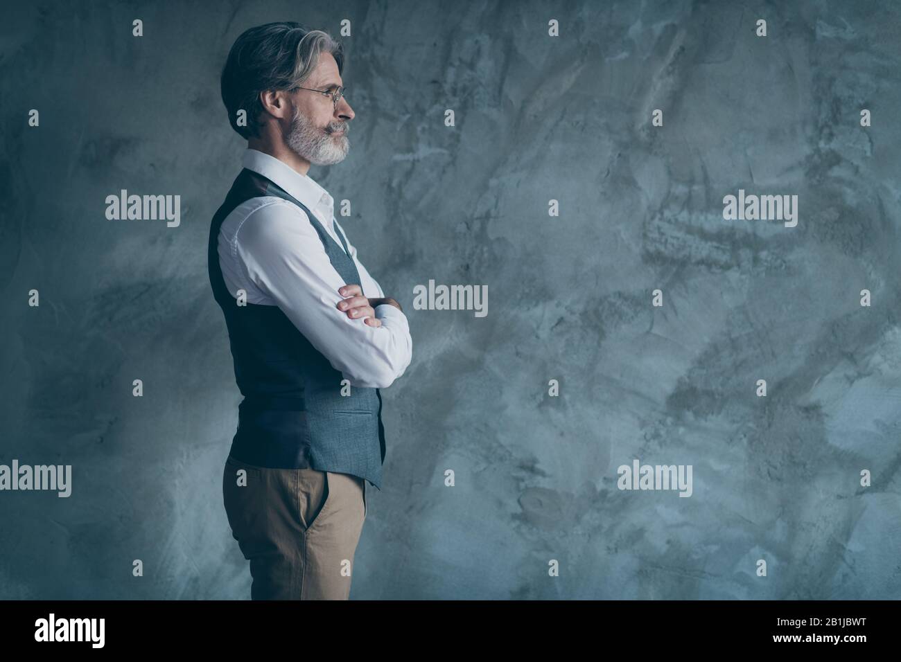 Photo strict aged man hi-res stock photography and images - Alamy