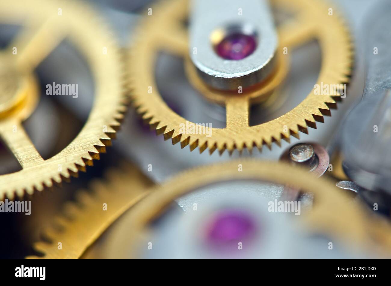 Gears. Industrial background. The concept of technology, time, teamwork ...