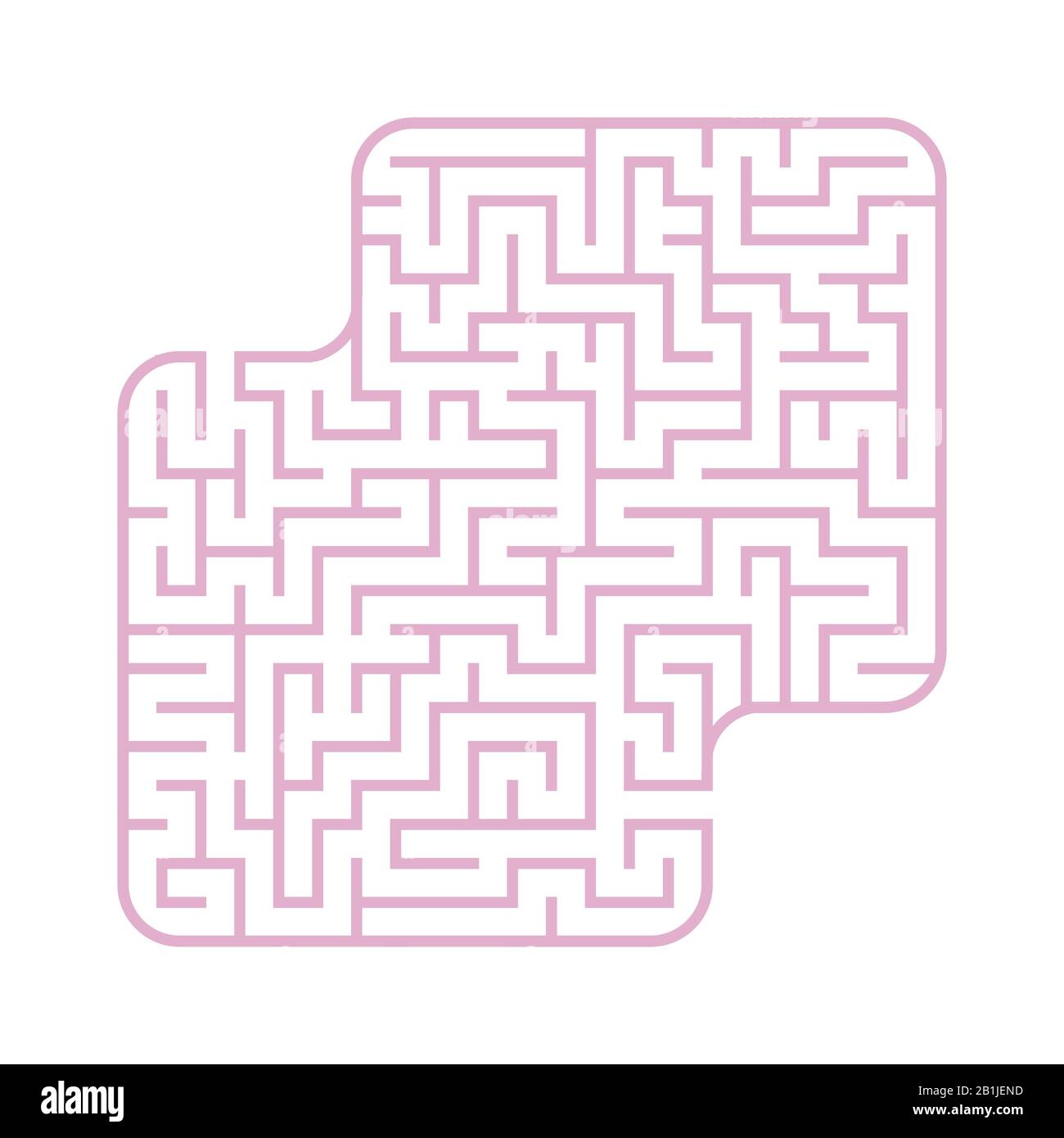 Colored square labyrinth. Game for kids. Puzzle for children. Maze ...