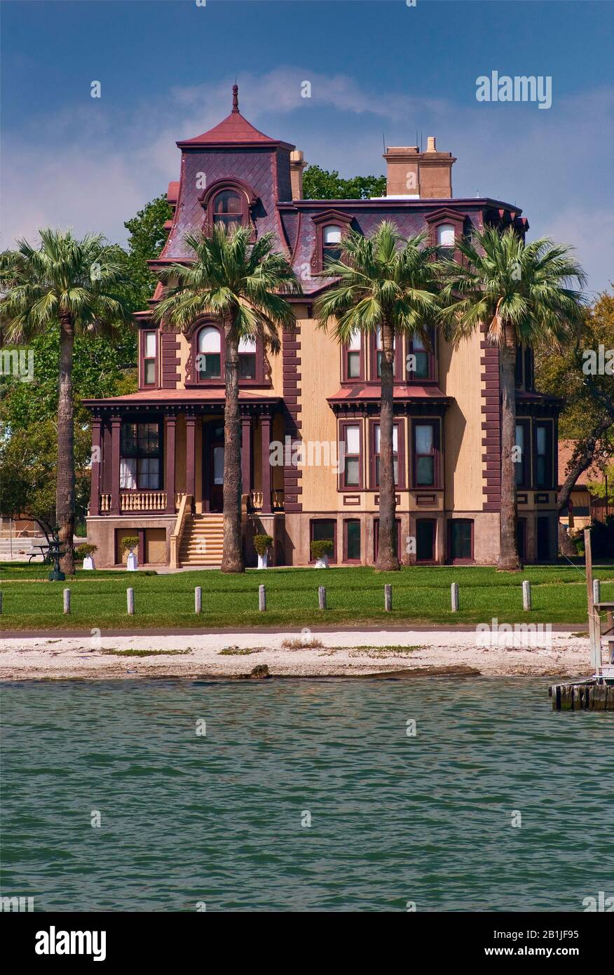 Fulton Mansion, French second empire style (1877), State Historic Site ...