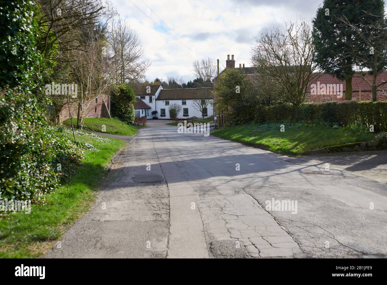 The Village of Bainton in the East Yorkshire Wolds. England, UK, GB ...