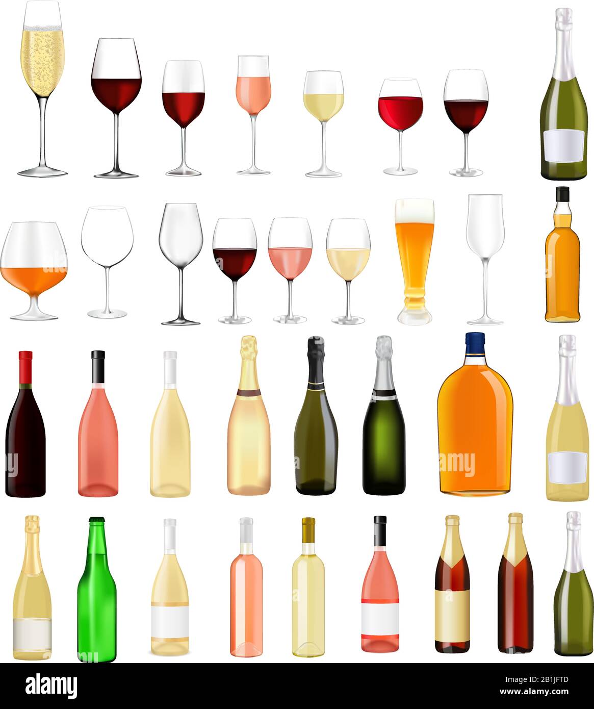 Drinks collection hi-res stock photography and images - Alamy