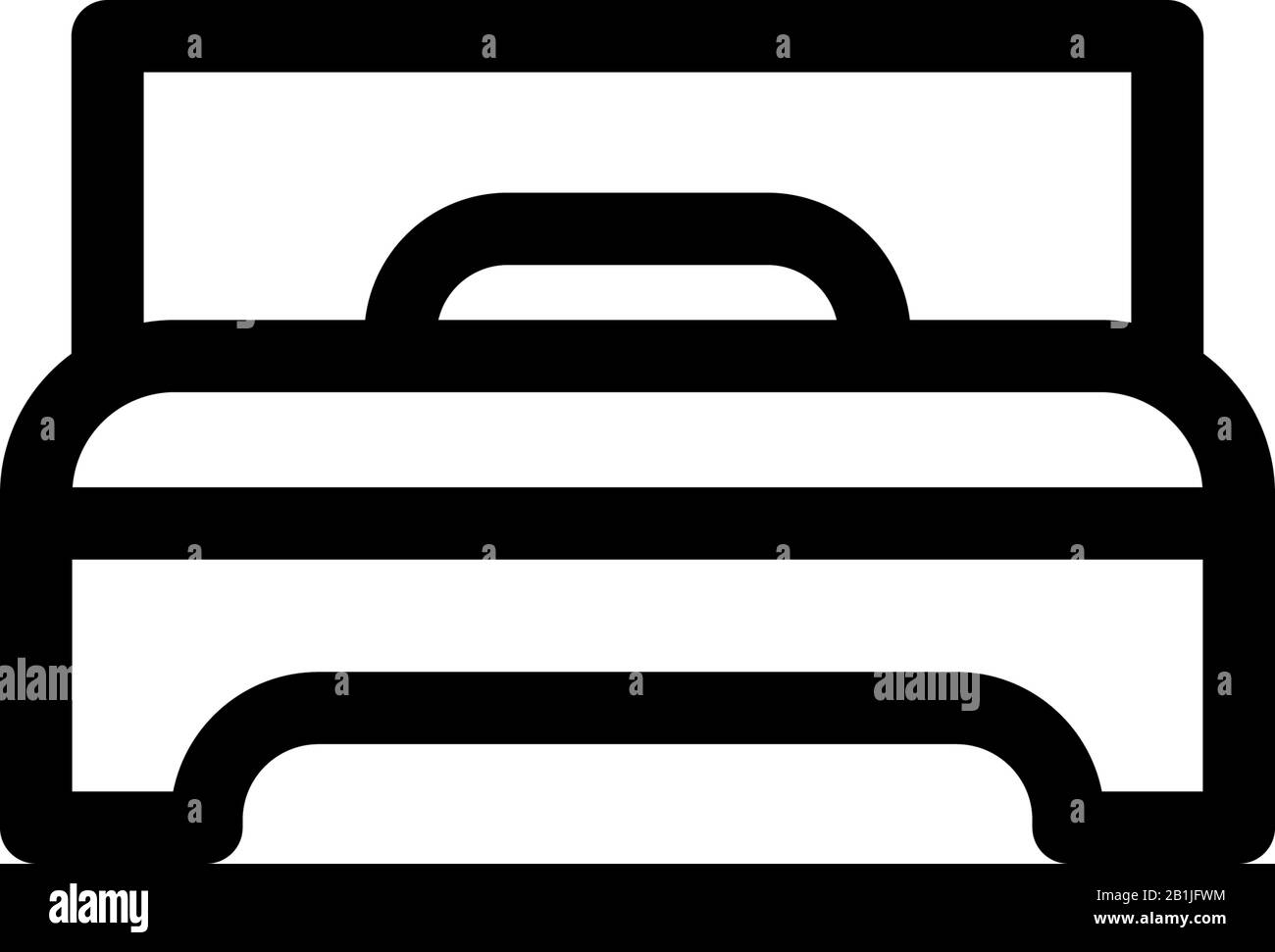 Bed icon design vector template Stock Vector Image & Art - Alamy