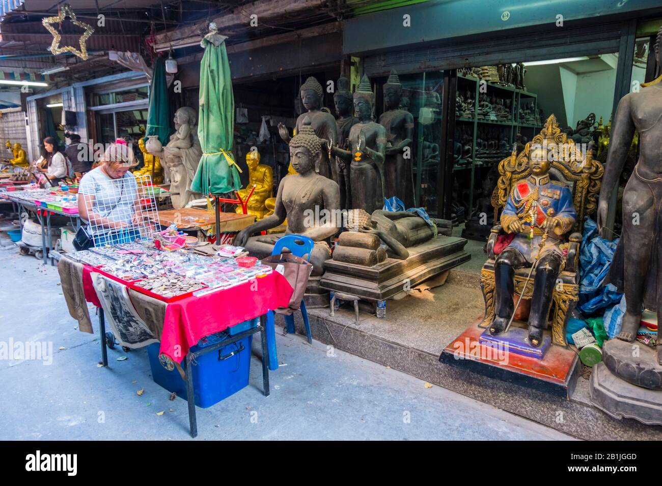 Amulet market, Bangkok, Thailand Stock Photo - Alamy