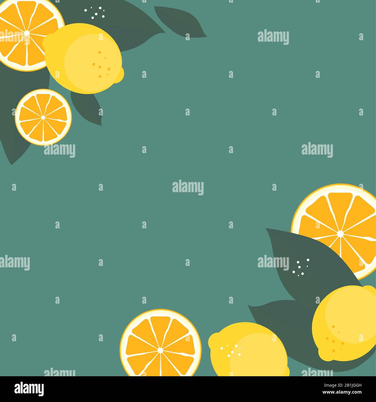 Abstract Lemon Pattern Background Vector Illustration Stock Vector ...