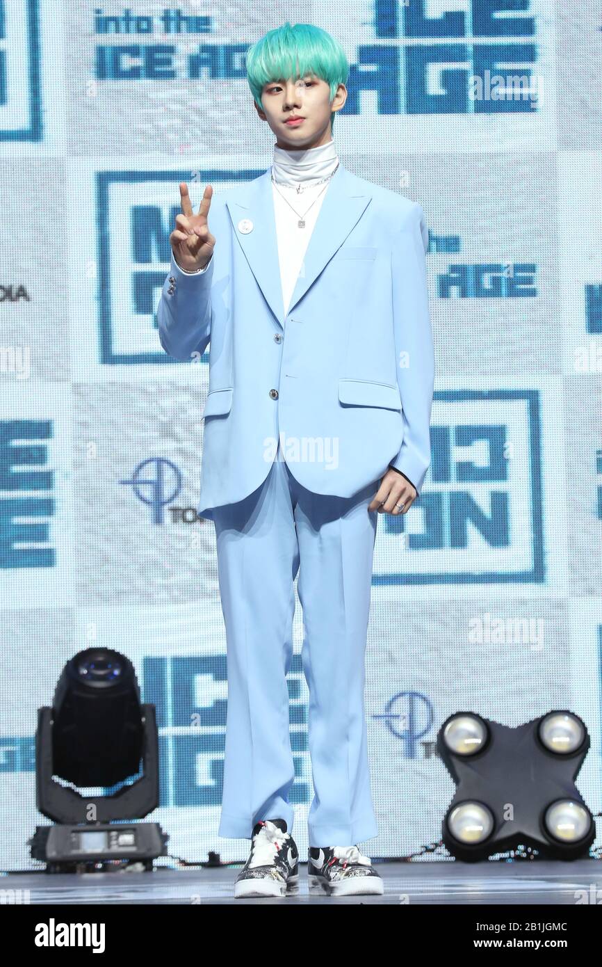 26th Feb, 2020. S. Korean boy group MCND Win, a member of South Korean ...