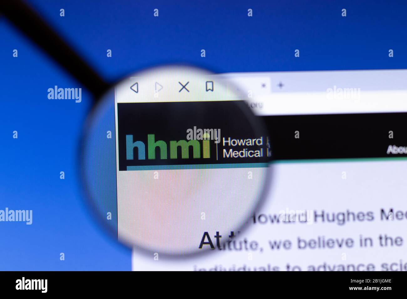 Howard hughes medical institute logo hi-res stock photography and ...