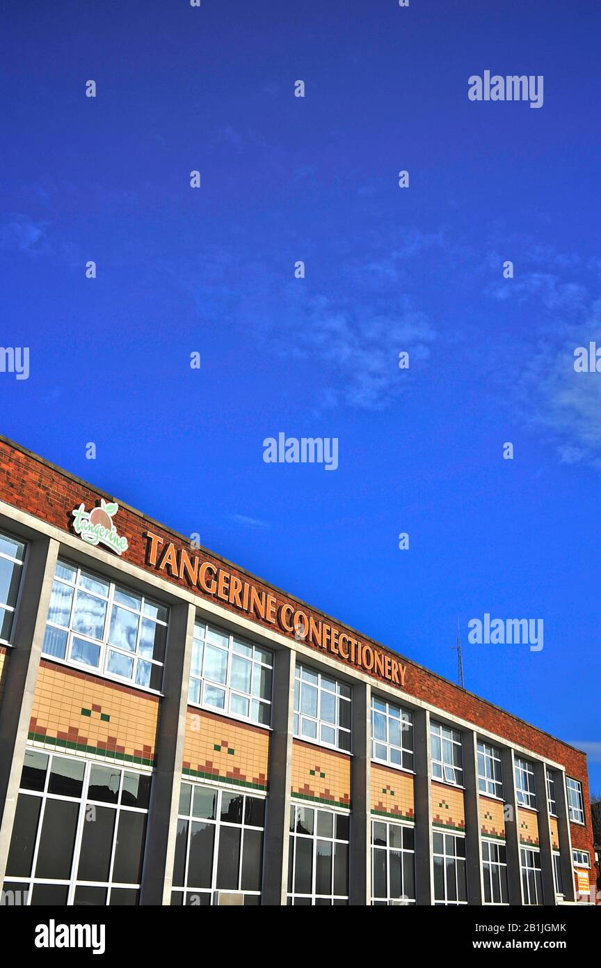 Tangerine confectionery factory,Blackpool Stock Photo - Alamy