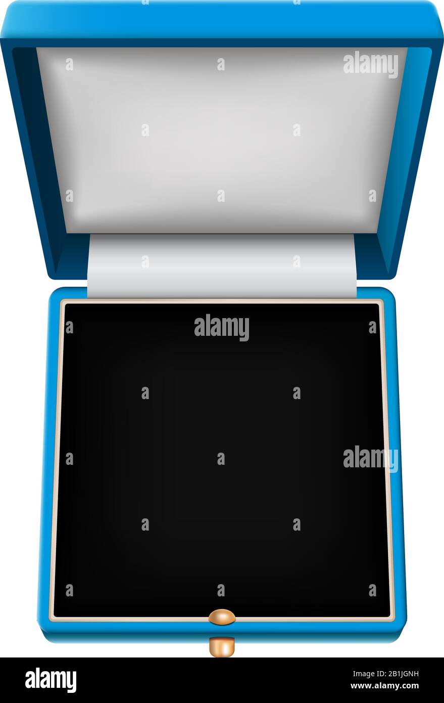 Vector 3d blue gift Cut Out Stock Images & Pictures - Alamy