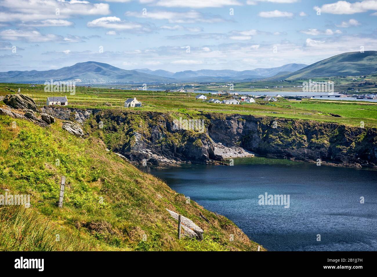 landscape in Portmagee, Ireland Stock Photo - Alamy