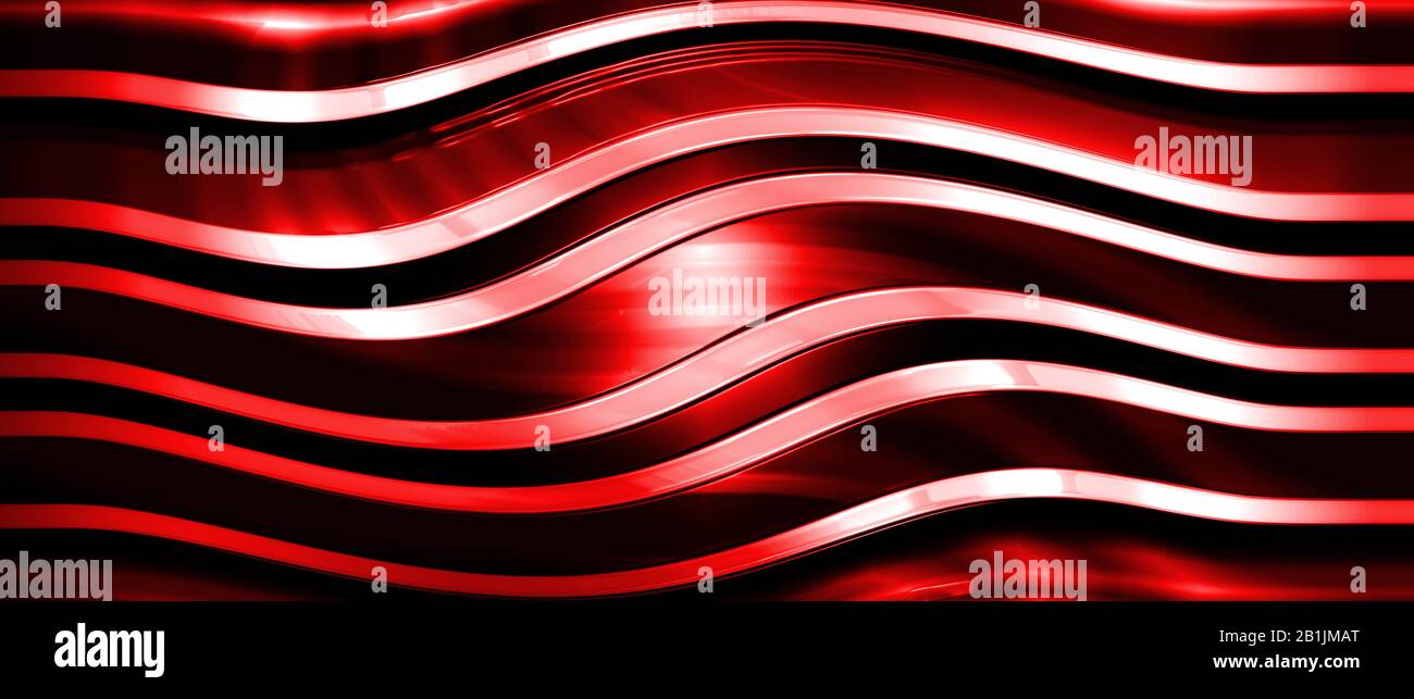 red and black shiny metal background and texture.3d illustration design ...