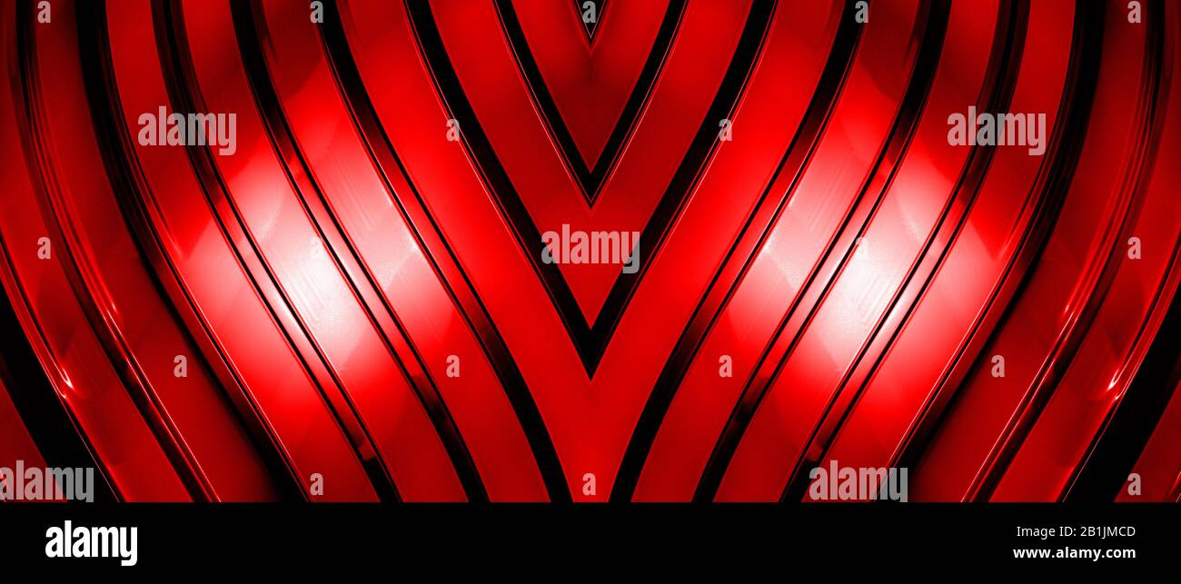 red and black shiny metal background and texture.3d illustration design ...