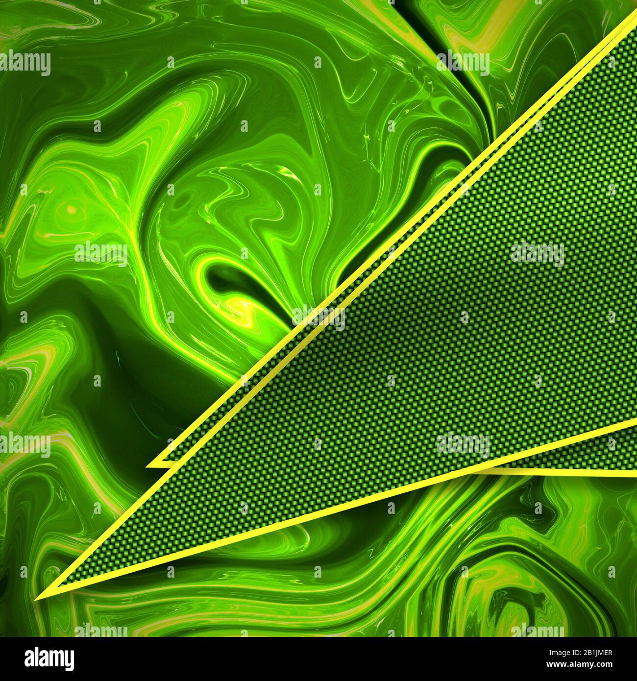 Green Carbon Fiber Texture