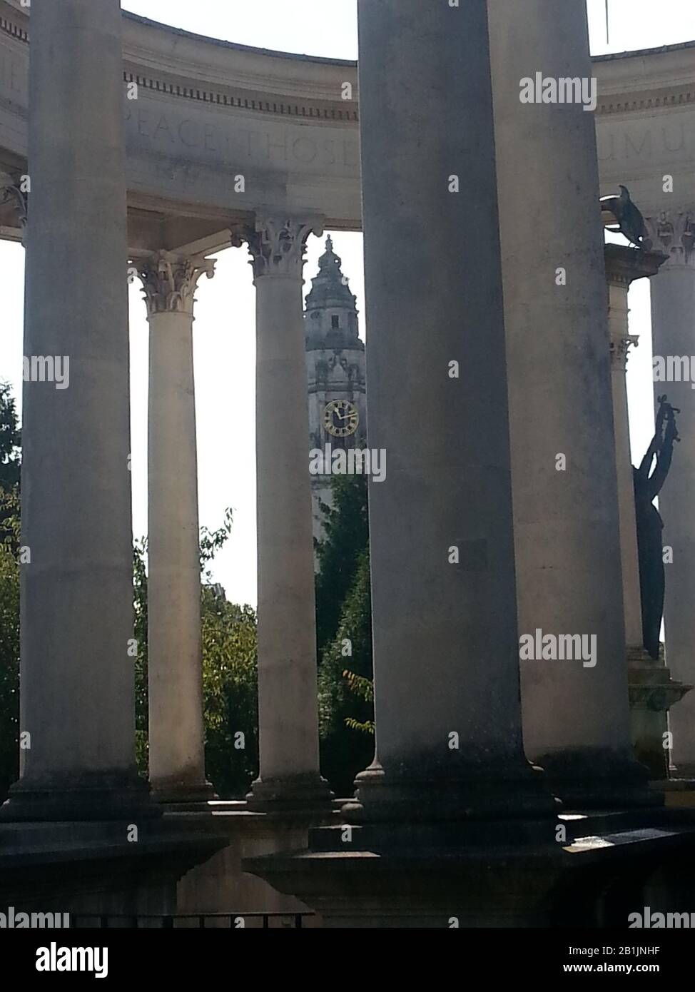 Landscape photograph of an old structure Stock Photo - Alamy