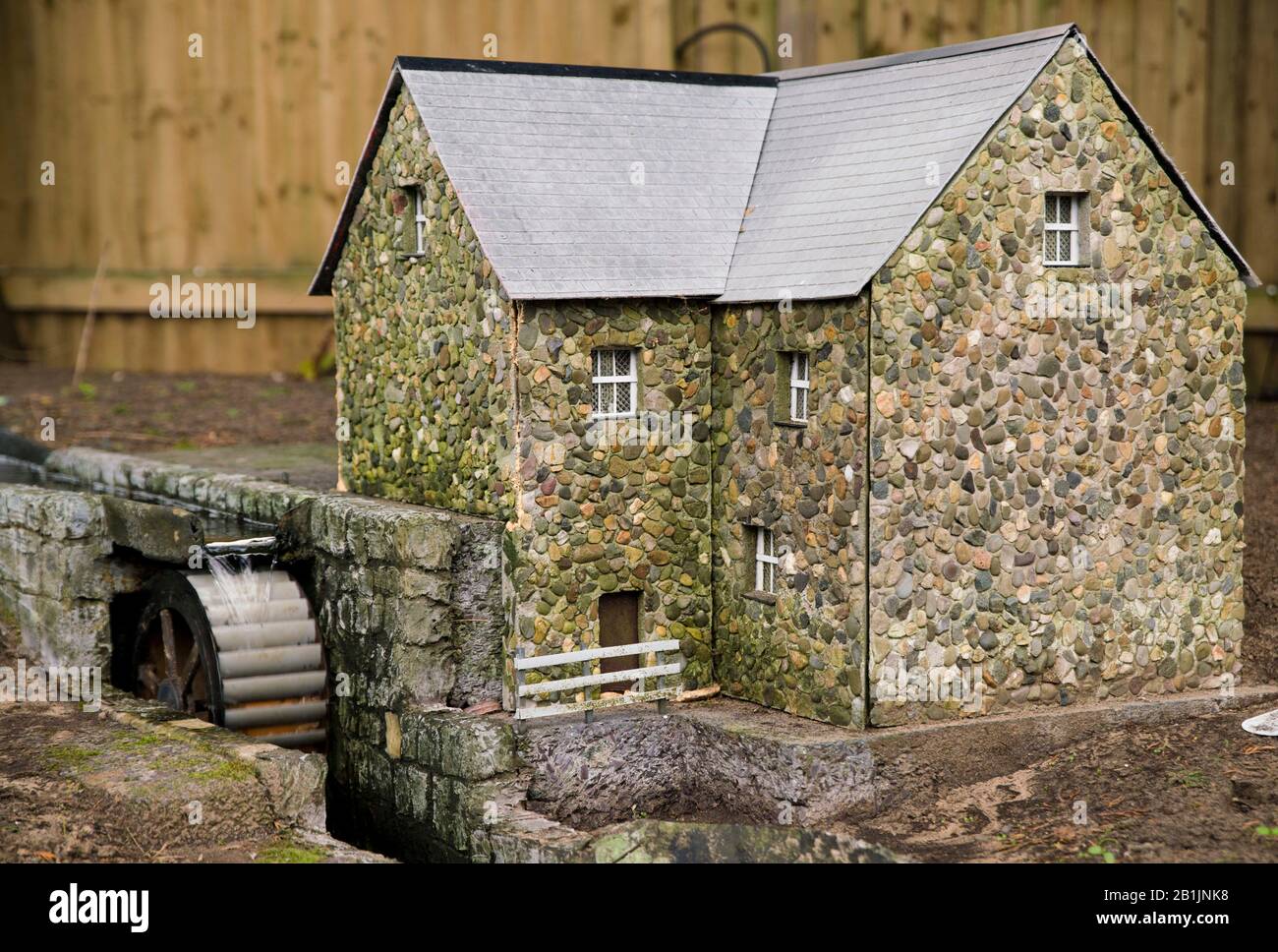 Landscape photograph of a model village Stock Photo - Alamy