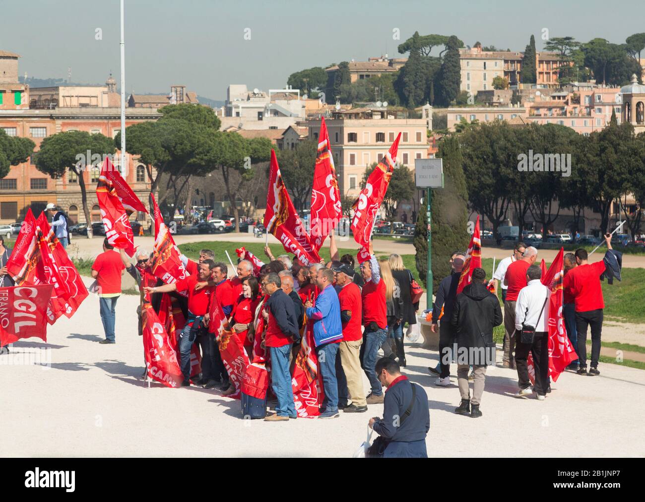 Italian workers confederation hi-res stock photography and images - Alamy