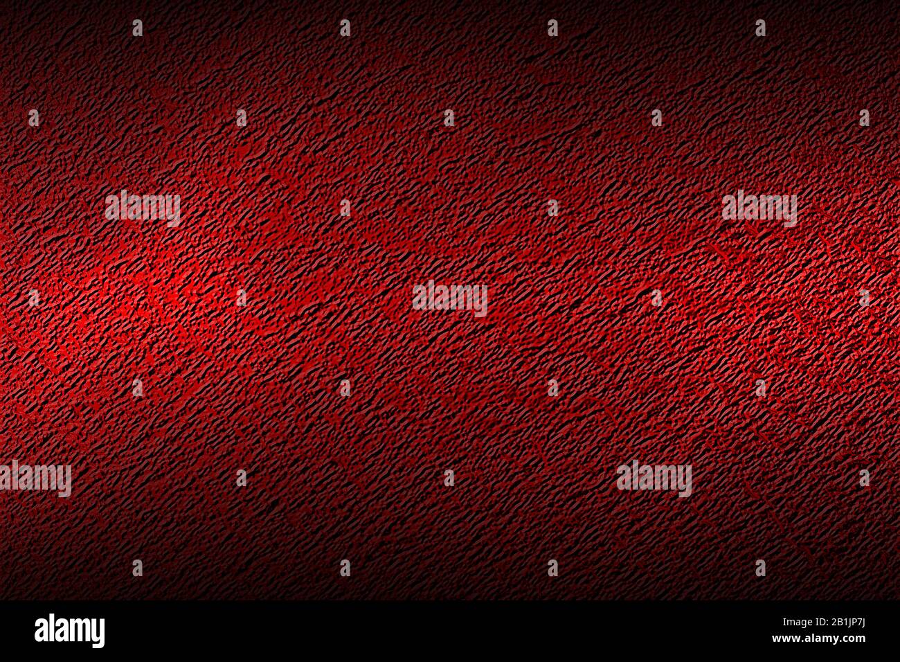 red rock wall with light and shadow. grunge and horror background and ...