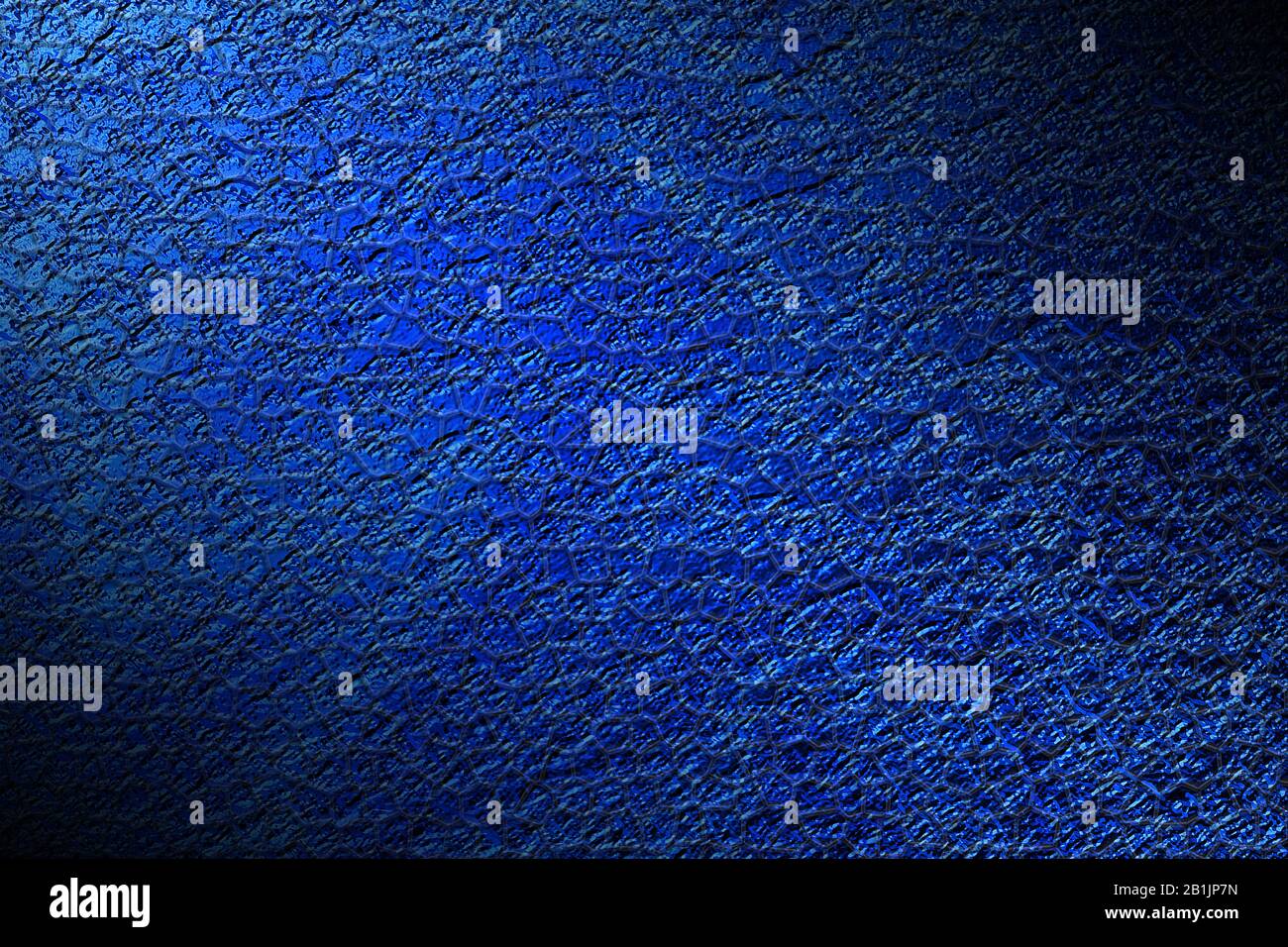 blue rock wall with light and shadow. grunge and horror background and ...