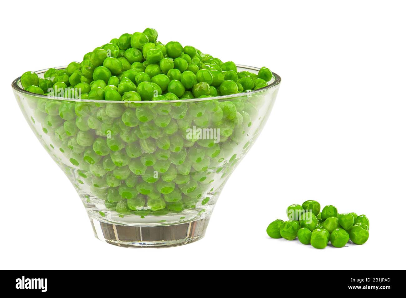 Green peas frozen on Cut Out Stock Images & Pictures - Alamy