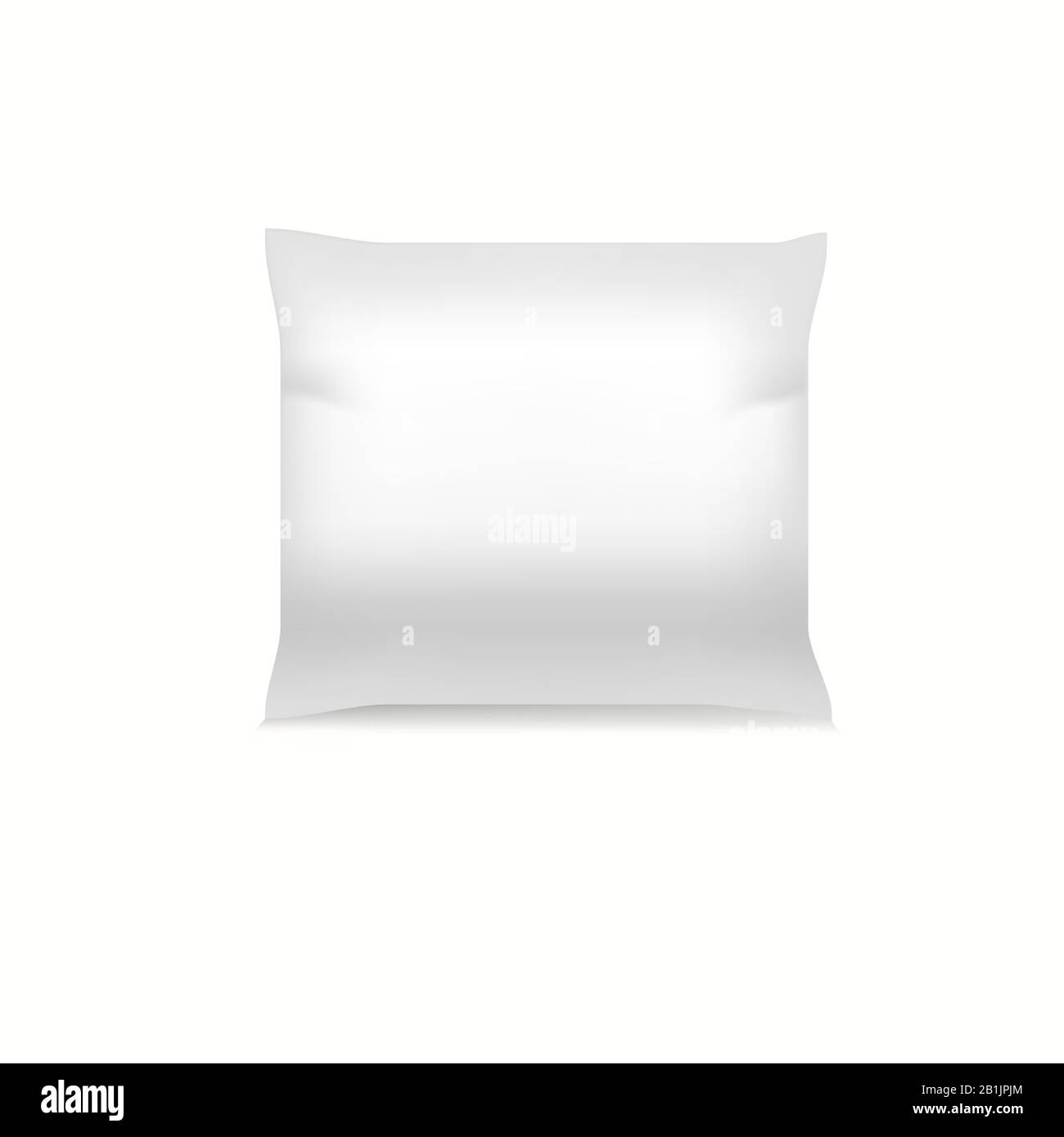 White fluffy cushion on Stock Vector Images - Alamy