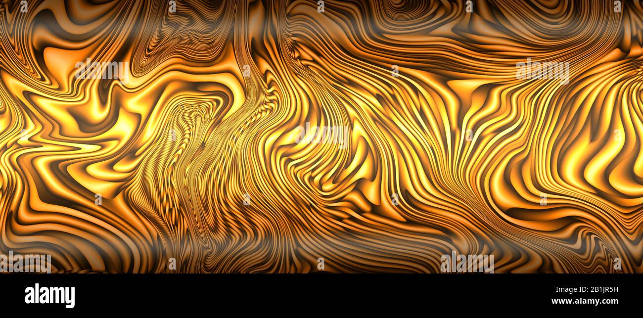 gold liquid metal with light and shadow. metal background and texture ...