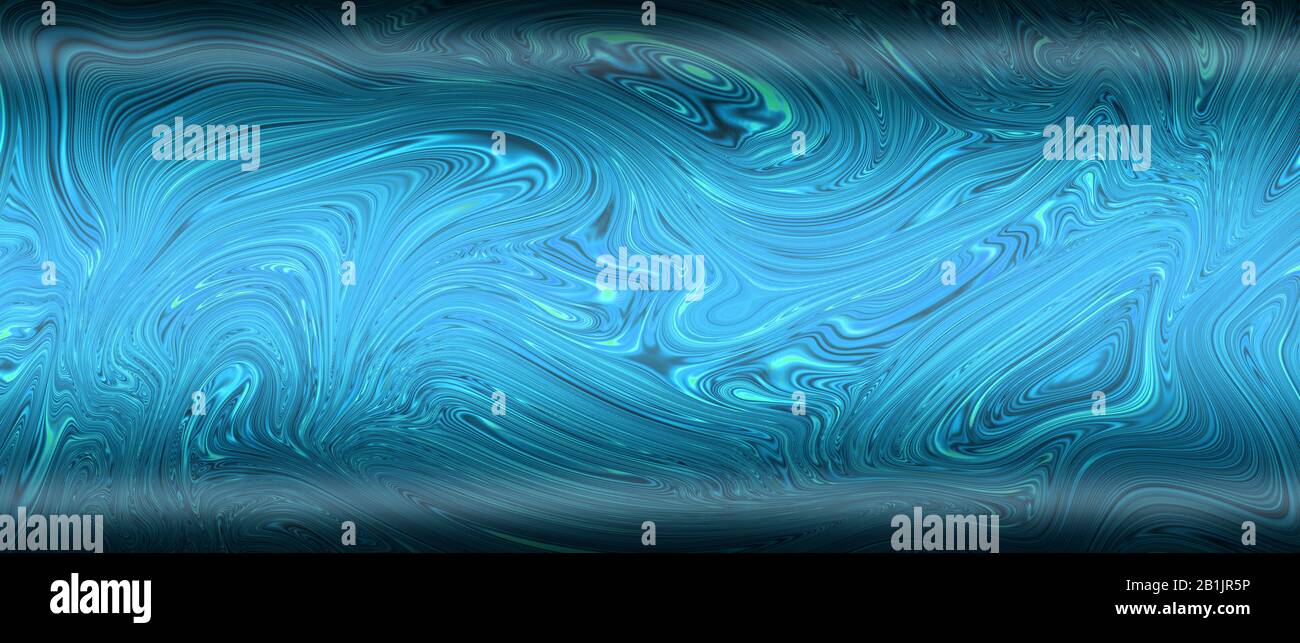 blue liquid metal with light and shadow. metal background and texture ...