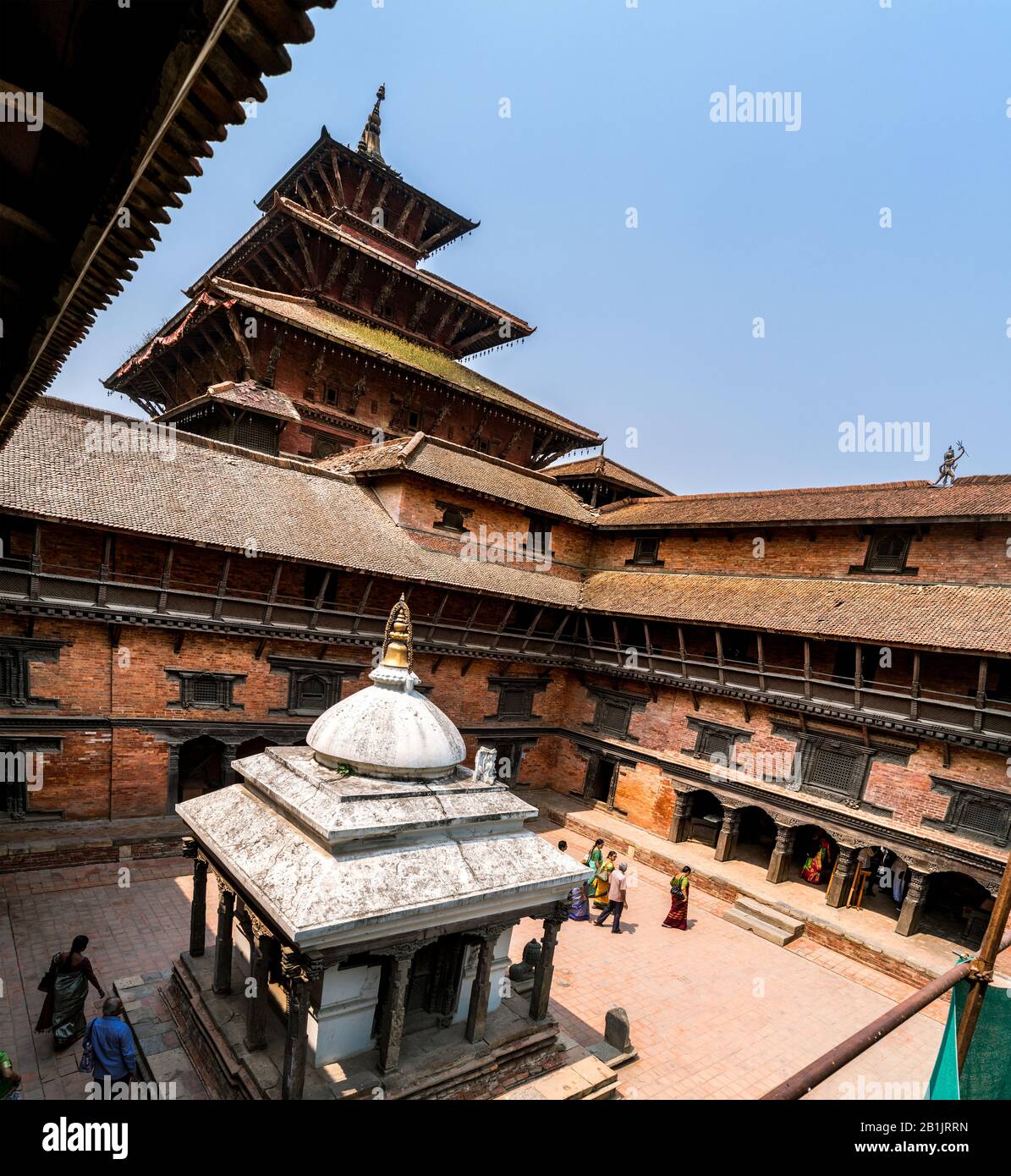 Keshav Narayan Chowk at Durbar Square in Lalitpur (Patan), Kathmandu ...