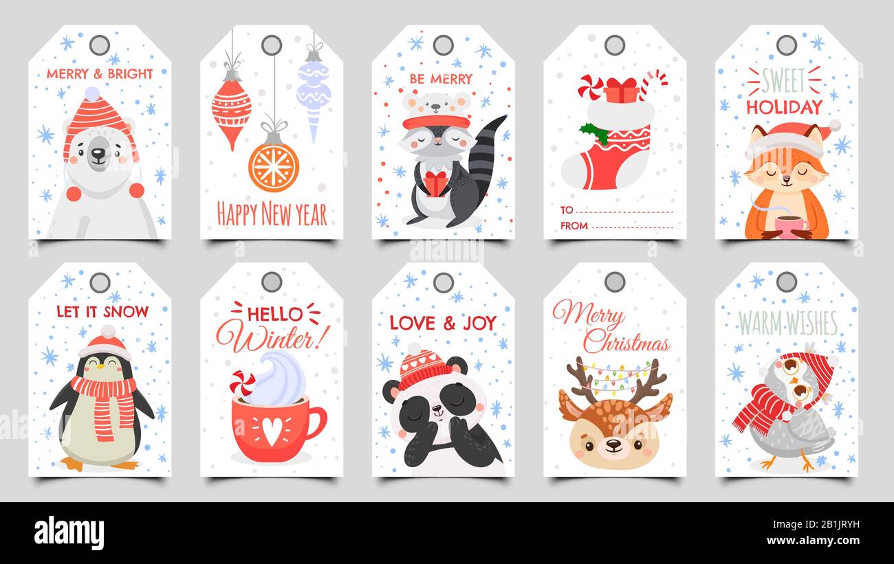 Cute Christmas Name Tags
