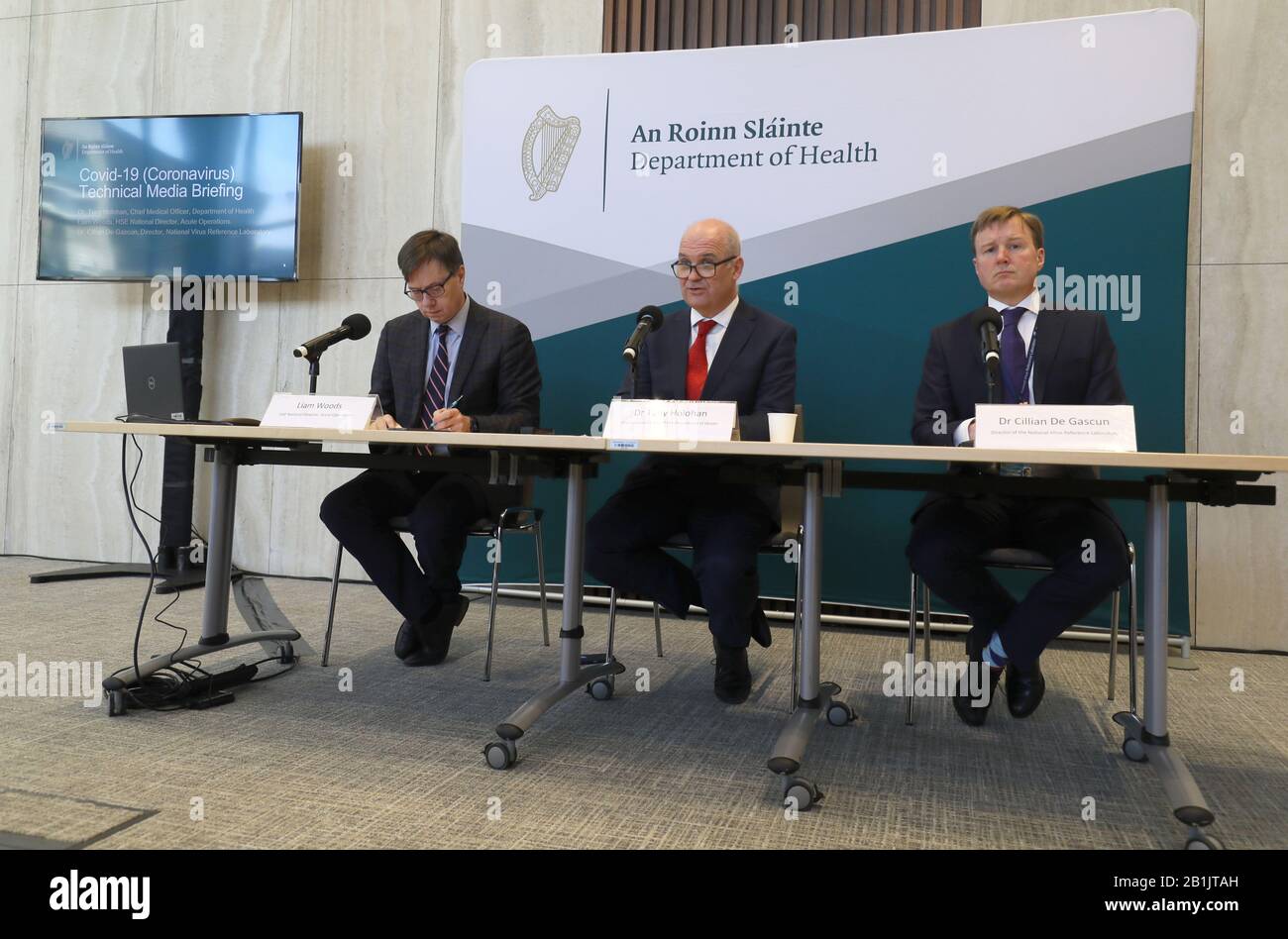 (left to right) HSE National Director, Acute Operations Liam Woods ...