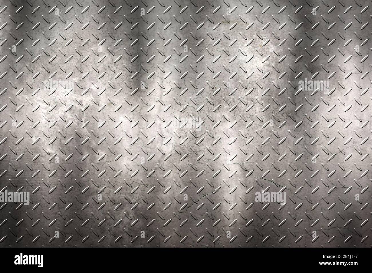 grunge diamond plate. dirty rust metal background and texture. 3d ...
