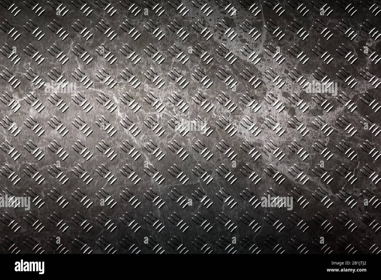 grunge diamond plate. dirty rust metal background and texture. 3d ...