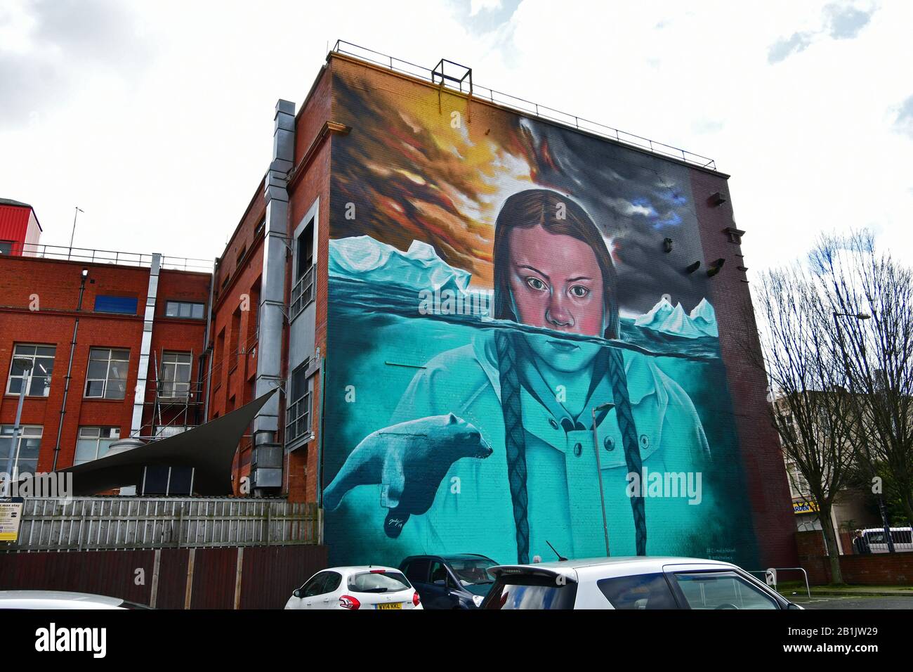 Greta thunberg mural bristol hi-res stock photography and images - Alamy