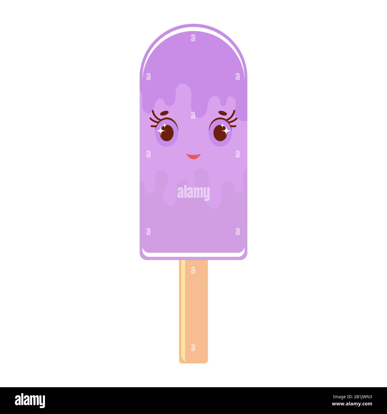 Ice cream stick cartoon character hi-res stock photography and images ...