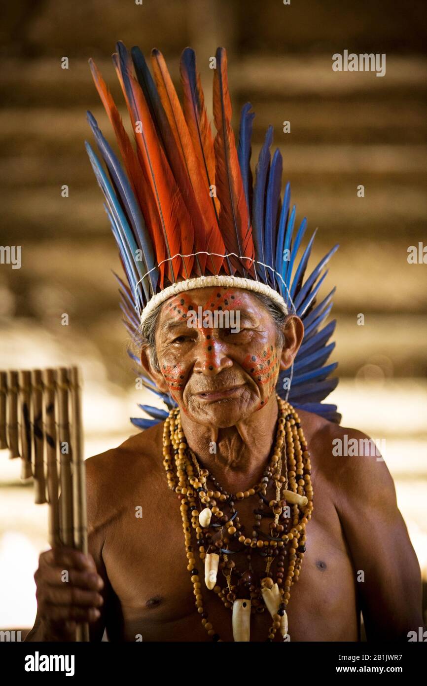 Indian, Indigenous dance, Dessano Tribe, Tupé Community, Manaus ...