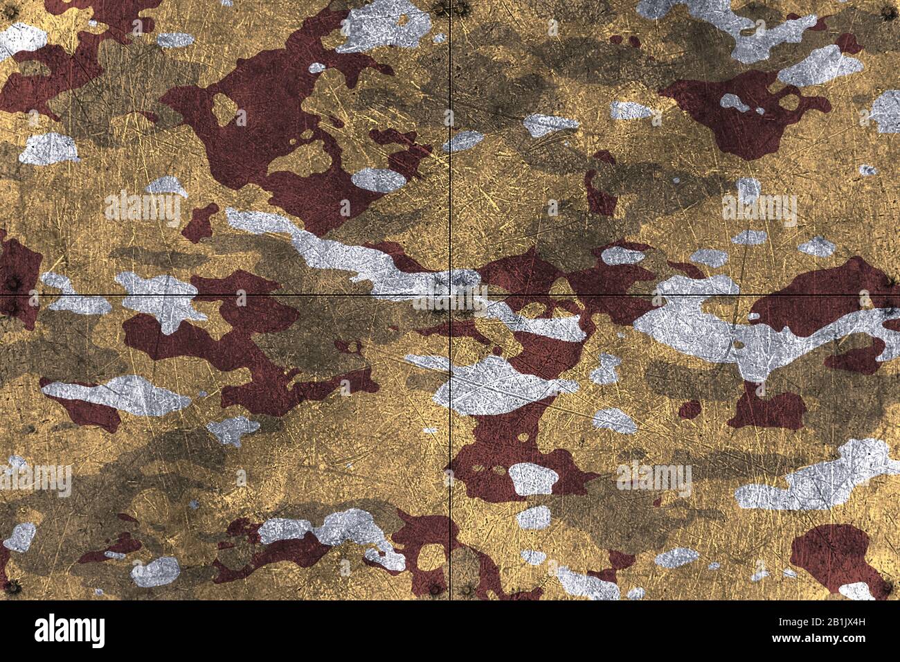 brown and gray camouflage metal and mesh background and texture. 3d ...