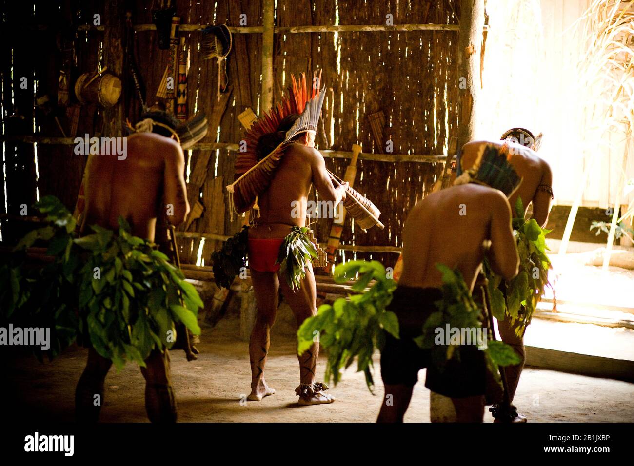 Indian, Indigenous dance, Dessano Tribe, Tupé Community, Manaus ...