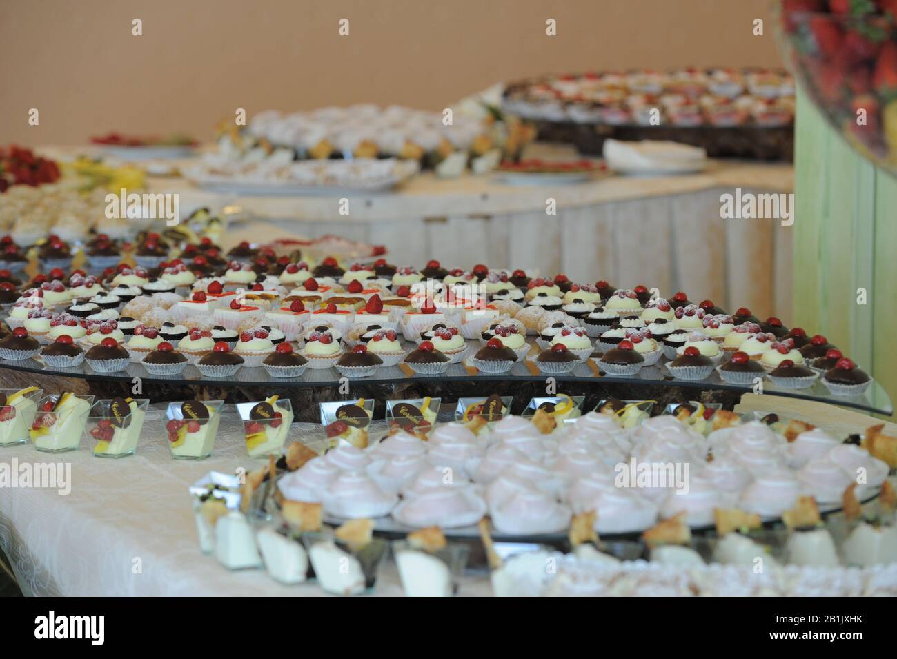 buffet of typical Sicilian sweets Stock Photo - Alamy