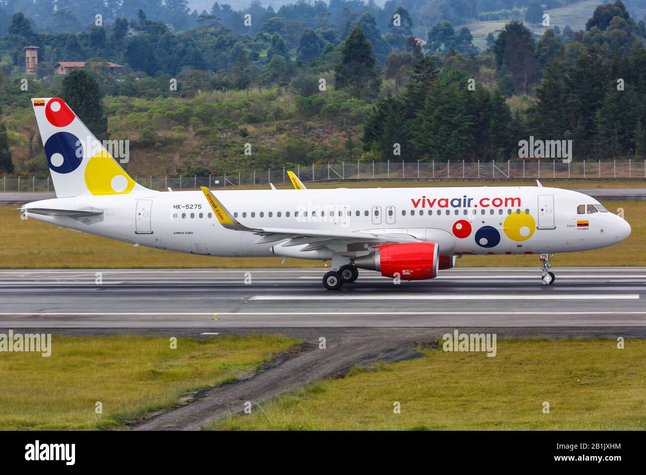 Medellin, Colombia – January 27, 2019: Vivaair Airbus A320 airplane at ...