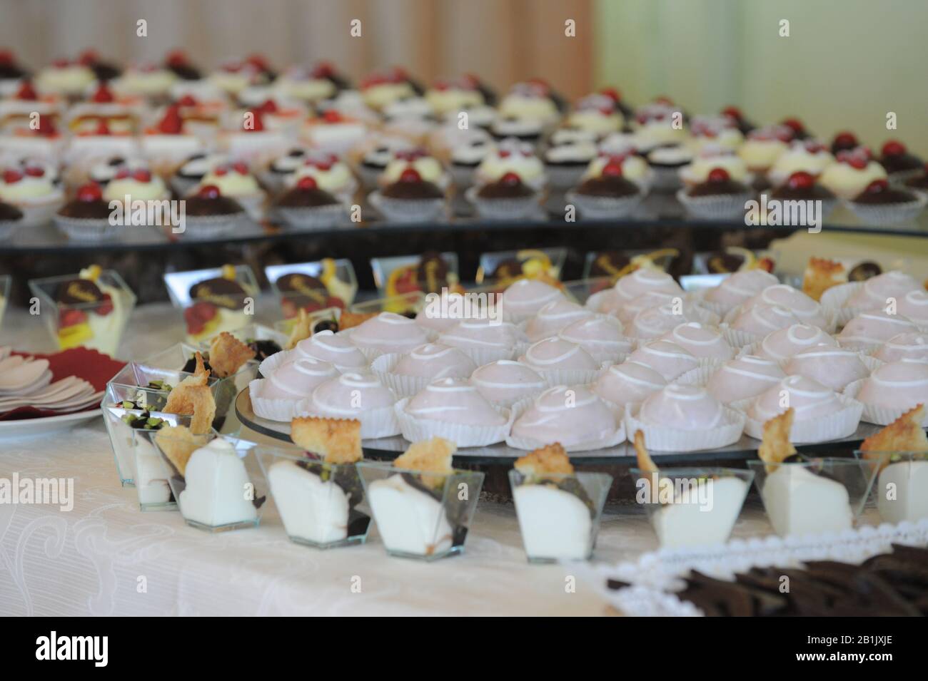 buffet of typical Sicilian sweets Stock Photo - Alamy