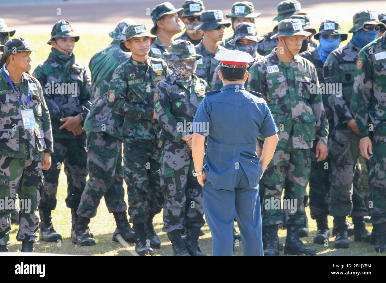Philippine national police pnp officers hi-res stock photography and ...