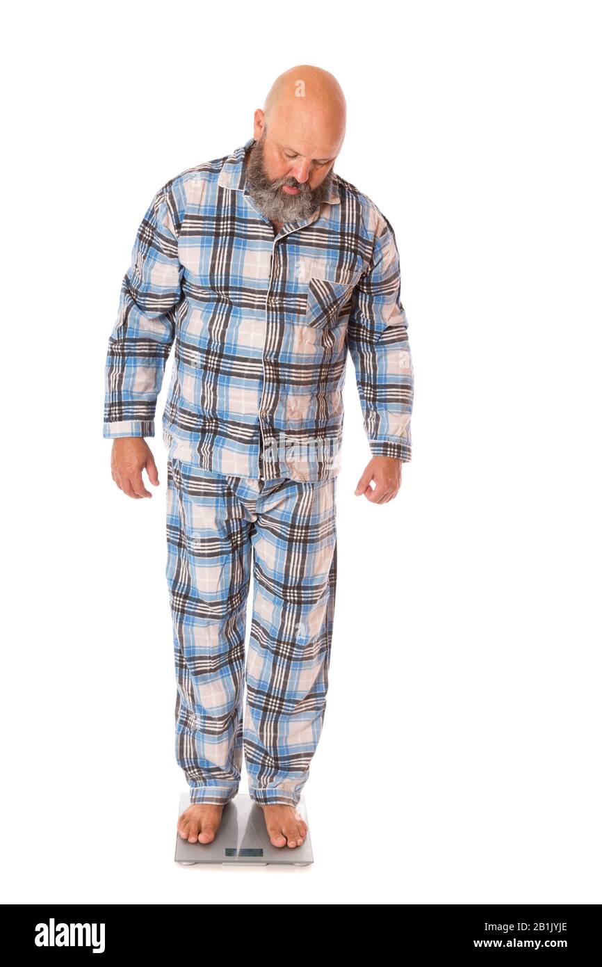 Man weight scales hi-res stock photography and images - Alamy