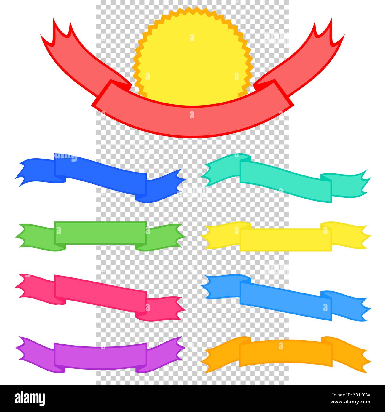 Set transparent banners on Stock Vector Images - Alamy