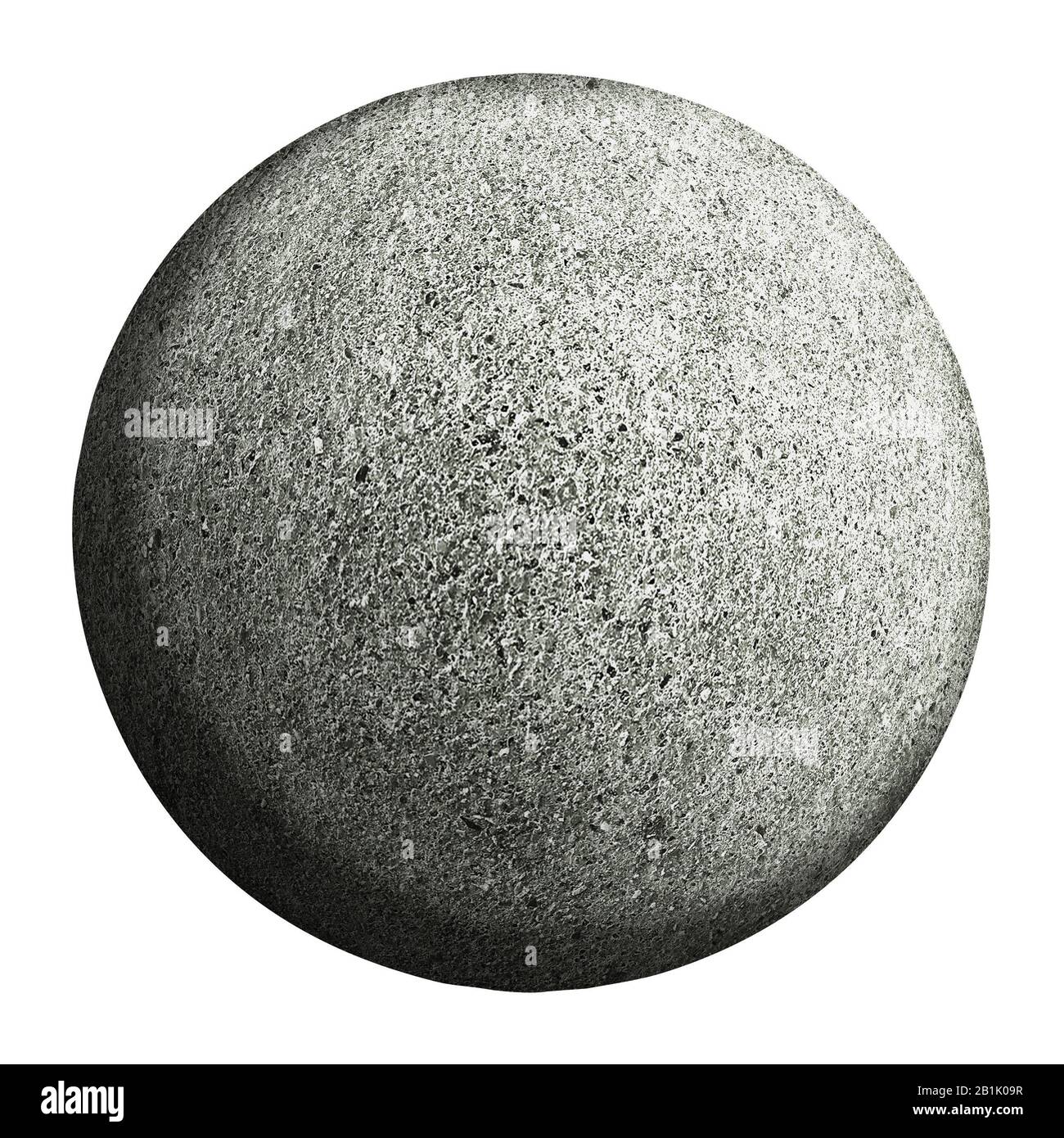 gray planet isolated and add clipping path. 3d illustration design ...